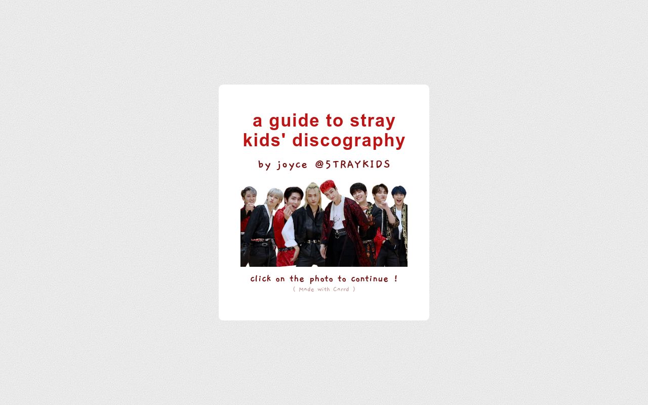 a guide to stray kids' discography